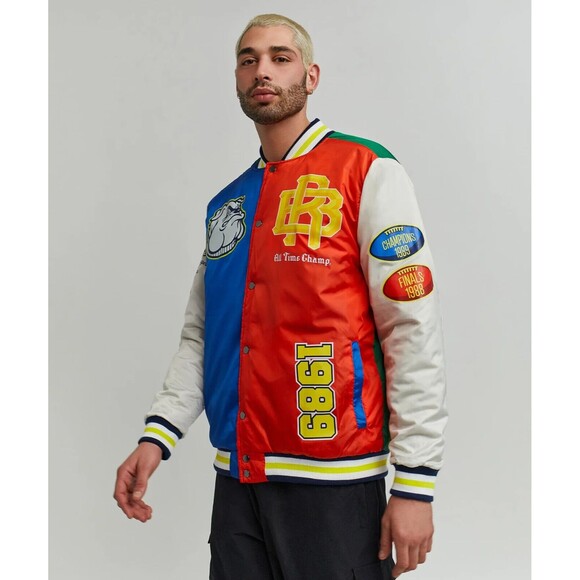 Reason | Jackets & Coats | Reason Varsity Jacket Mens Large Blue Red ...